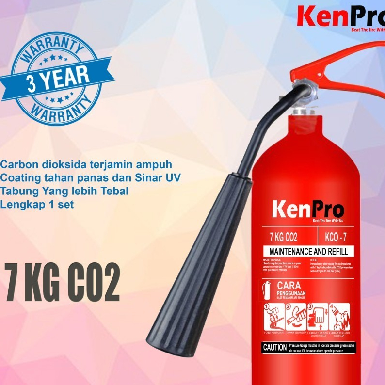 Jual APAR KARBON DIOKSIDA (CO2) 7 KG KENPRO | Shopee Indonesia