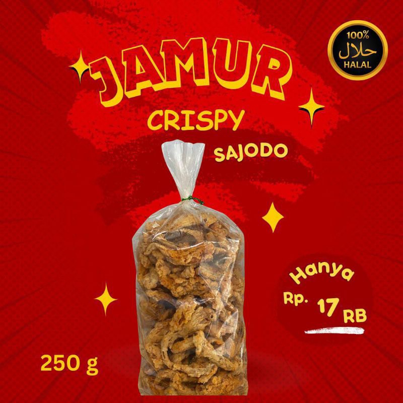Jual JAMUR CRISPY SAJODO | Shopee Indonesia
