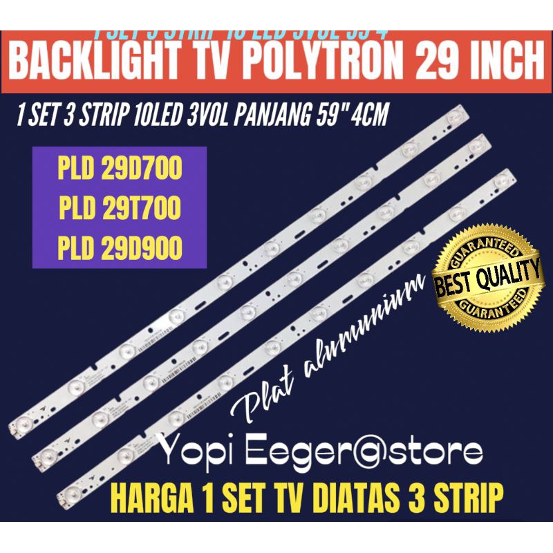 Jual BACKLIGHT TV LCD LED POLYTRON 29 INCH PLD29D900- PLD29D700 ...