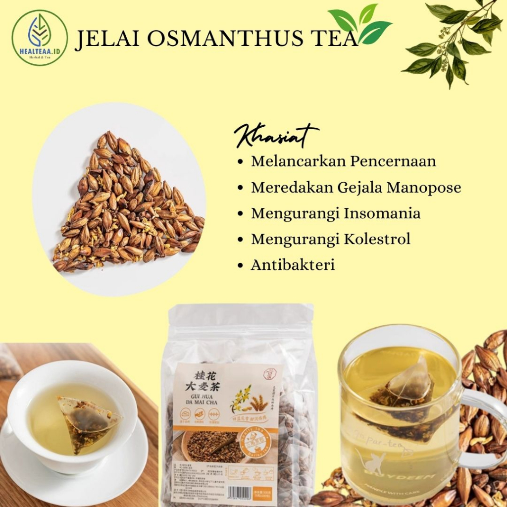 Jual TEH JELAI OSMANTHUS TEA/ GUI HUA IDA MAI CHA/BUNGA OSMANTHUS/JELAI ...