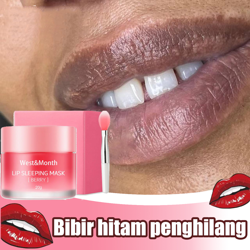 Jual lip balm mencerahkan bibir hitam lip serum bibir hitam dan kering pelembab bibir 20g ...