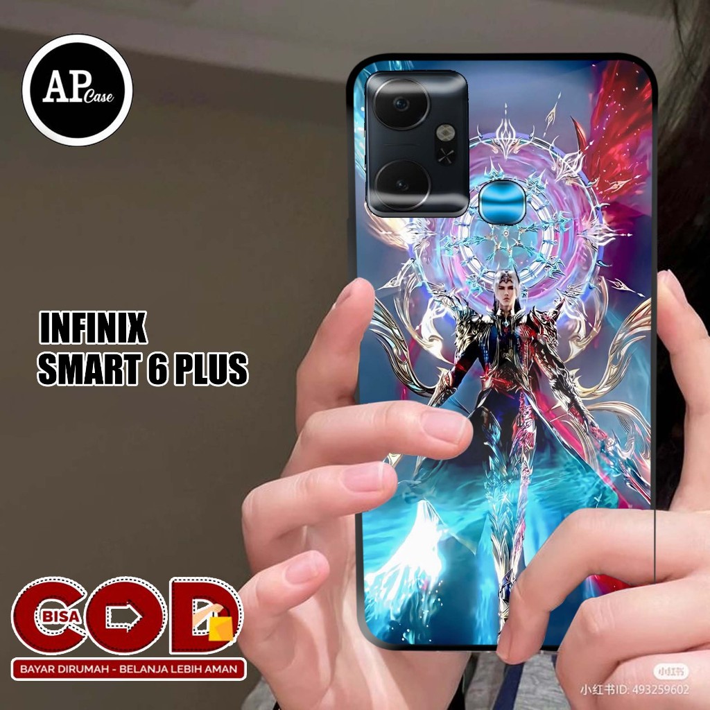 Jual Case Infinix Smart 6 Plus Hardcase Glossy Terbaru AP CASE [MOTIF ...