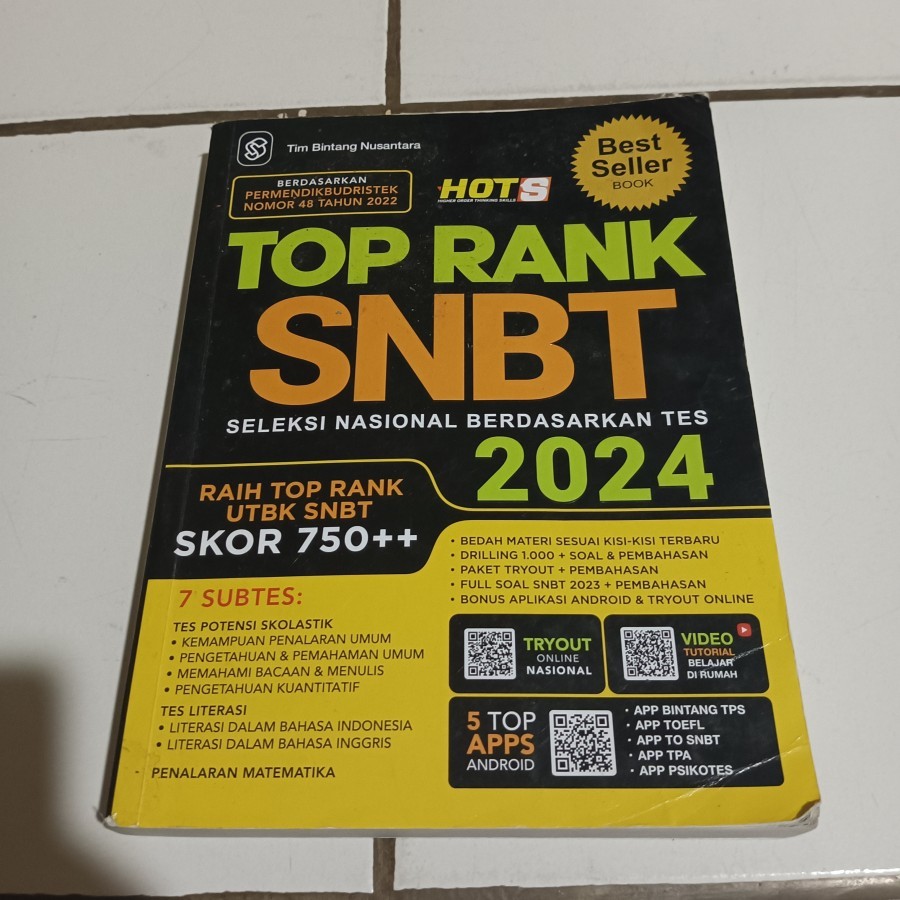 Jual Buku Top Rank SNBT 2024 Bekas | Shopee Indonesia
