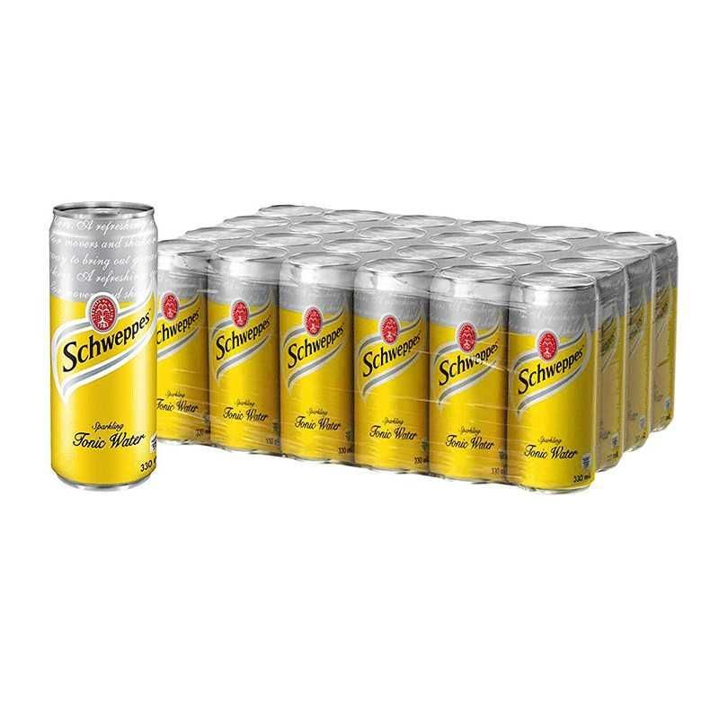 Jual Air Tonic Schweppes Tonic Water | Air Tonic 250 mL 1 Karton isi 24 Pcs | Shopee Indonesia