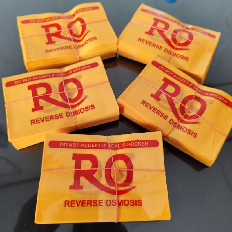 Jual Segel Galon RO Kuning Tulisan Merah New 1000 Pcs | Shopee Indonesia
