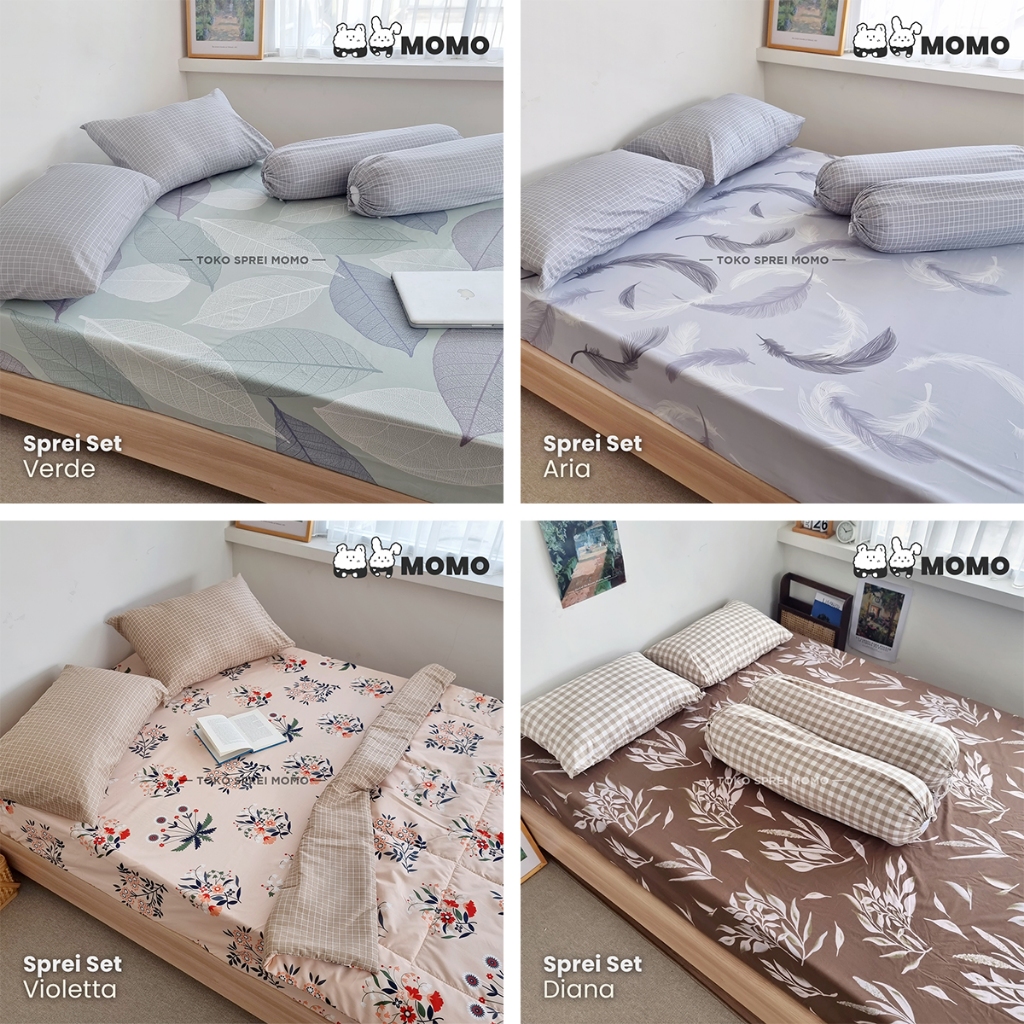 Jual Sprei Motif Bunga Seri 2 Ukuran 160, 180, 200 x 200 - Microtex ...