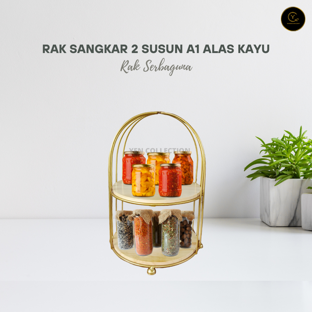 Jual RAK SANGKAR 2 SUSUN A1 - RAK SANGKAR - RAK BESI DAN KAYU - RAK ...
