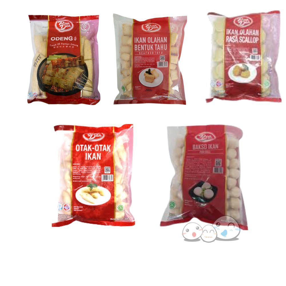 Jual Odeng Pak Den Fish Tofu Scallop Otak-otak Bakso Ikan 500 gram ...