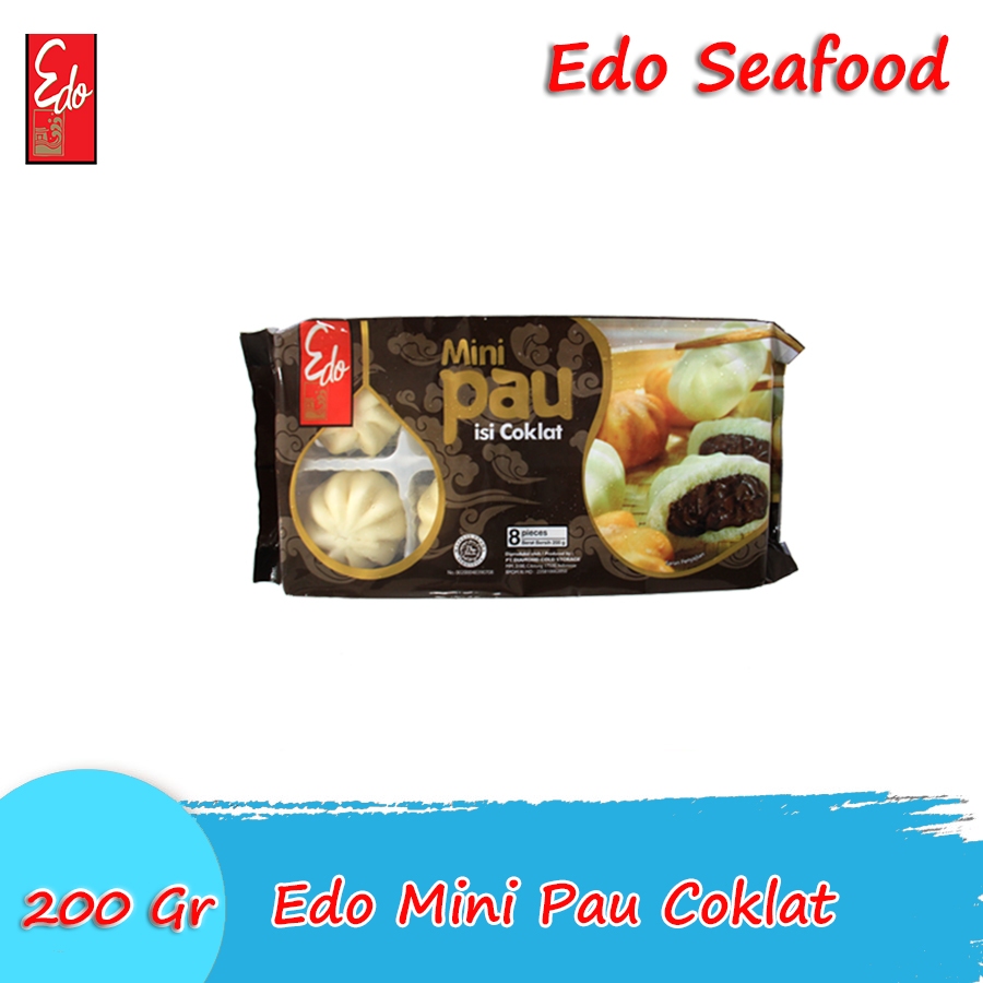 Jual Edo Mini Pau Chocolate 200 Gr / Roti Pau Mini isi Coklat | Shopee ...