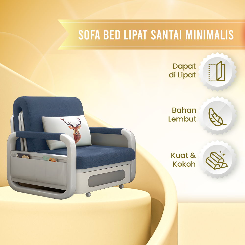 Jual furnitureworldhome Sofa Bed Lipat 80CM Minimalis Sofa Lipat Tidur ...