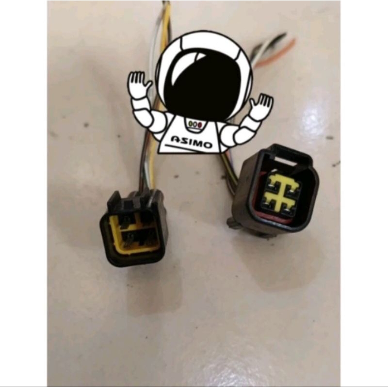 Jual soket pin 4 original universal Honda Yamaha Suzuki Kawasaki ...