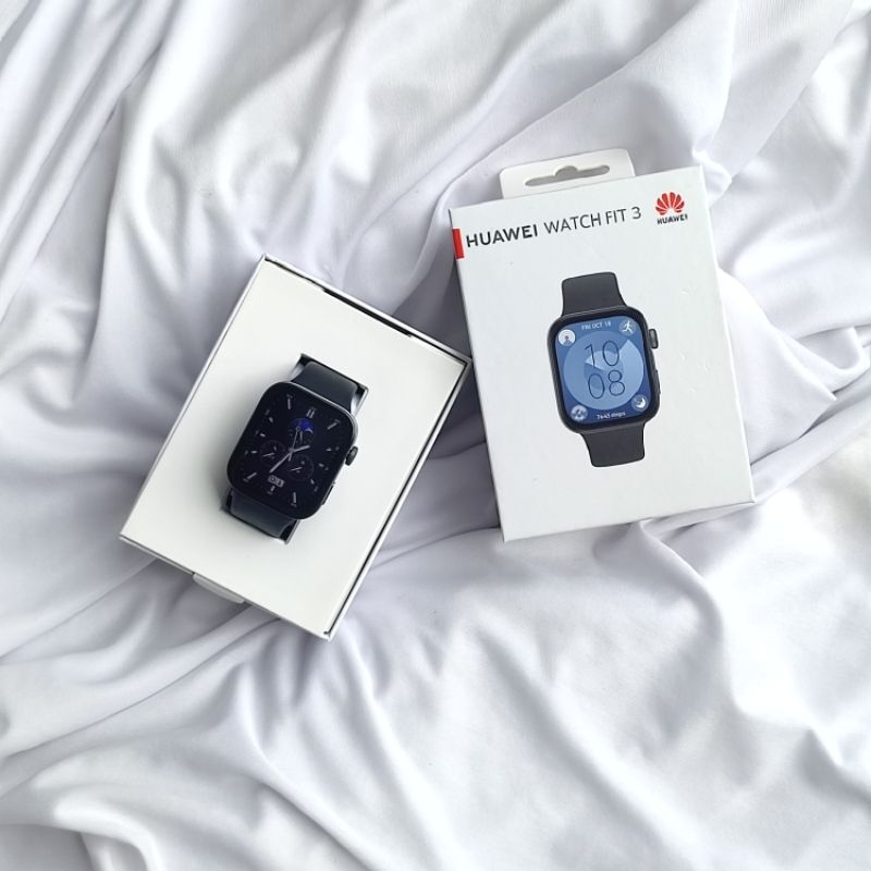 Jual Huawei Watch Fit 3 Black Original Smartwatch | Jam Tangan Pria ...