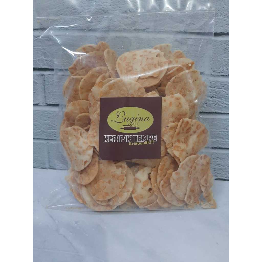 Jual KERIPIK / KRIPIK TEMPE SAGU LUGINA BOGOR (kemasan 140gr dan 90gr ...