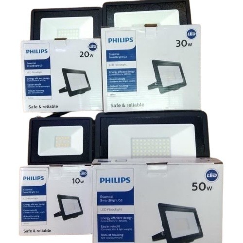 Jual Lampu LED Sorot PHILIPS Floodlight BVP 150 G2 / G3 10W 20W 30W 50W Original Murah | Shopee ...
