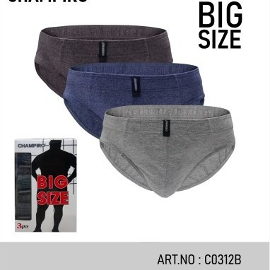 Jual celana dalam pria CHAMPIRO 0312 BIG SIZE (ISI 3PCS) 3L.4L.5L - 5L ...