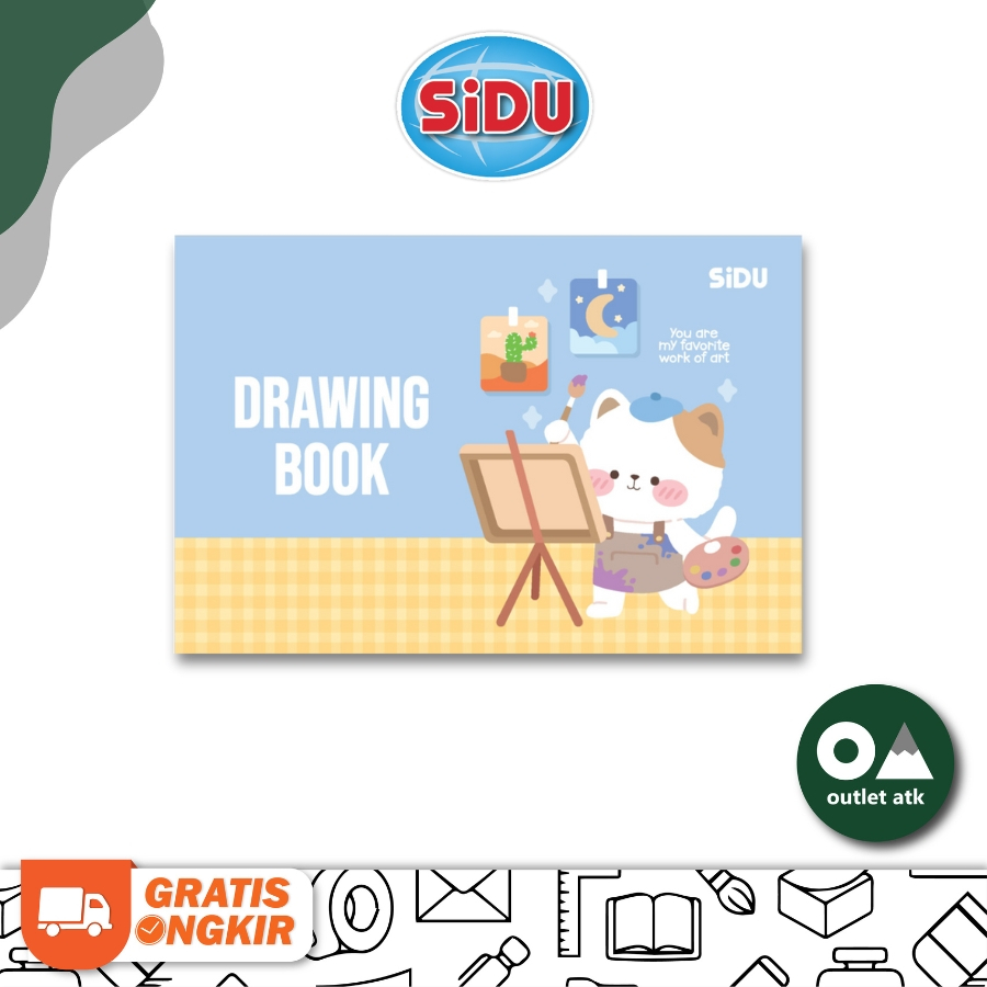 Jual Buku Gambar A3 SIDU Drawing Book 10 Lembar isi 5 per Pack | Shopee ...