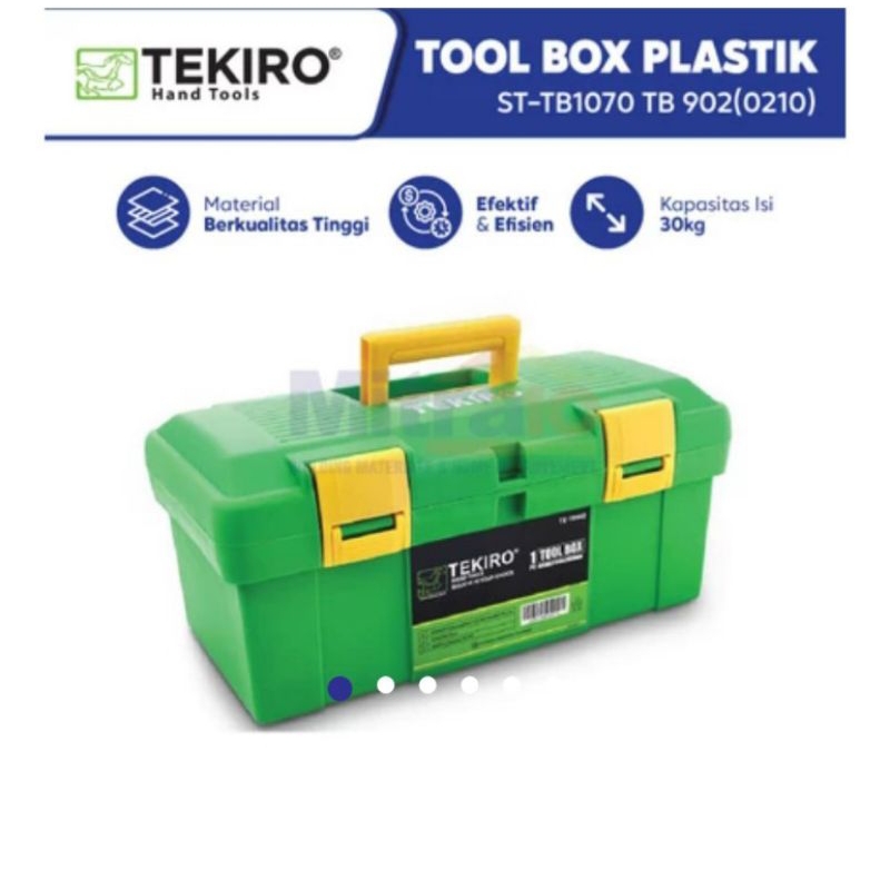 Jual Tekiro Tool Box Plastik ST-TB1070TKR Hijau | Shopee Indonesia