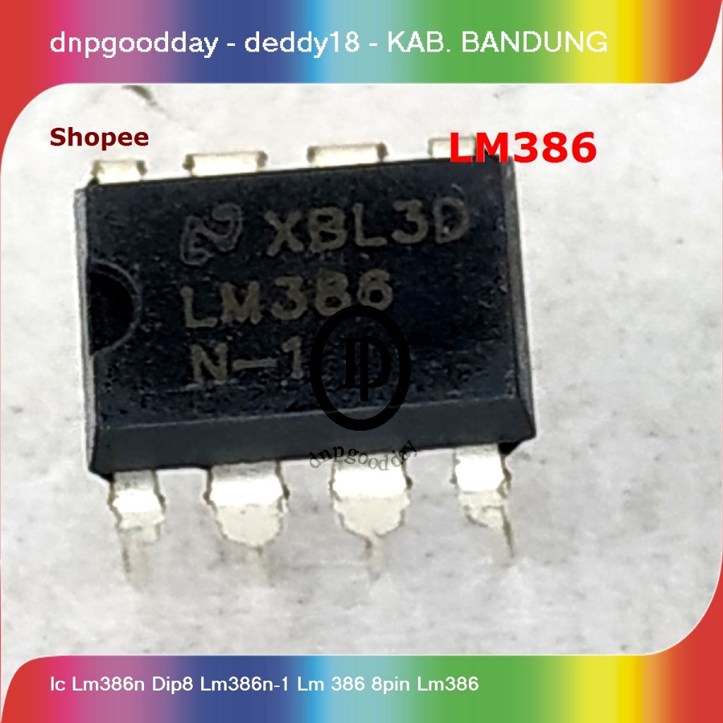 Jual ic lm386n dip8 lm386n-1 lm 386 8pin lm386 | Shopee Indonesia