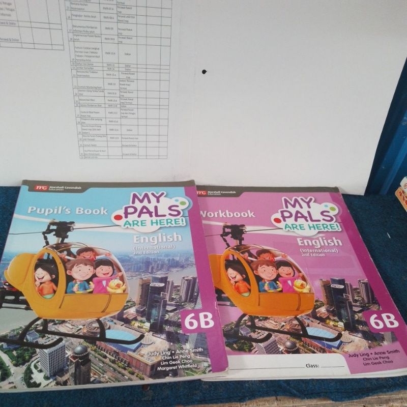 Jual Buku my pals are here english 6B pupil's book workbook | Shopee Indonesia
