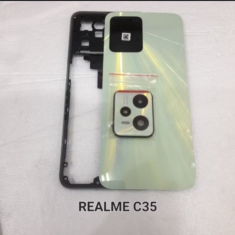 Jual Kesing Housing Casing HP REALME C35 RMX3511 - BackDoor Tutup ...