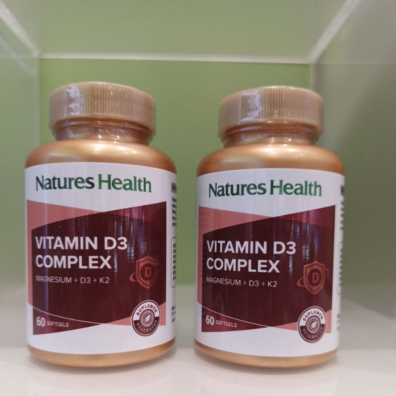 Jual Nature's Health Vitamin D3 Complex ( 60 Softgels) | Shopee Indonesia