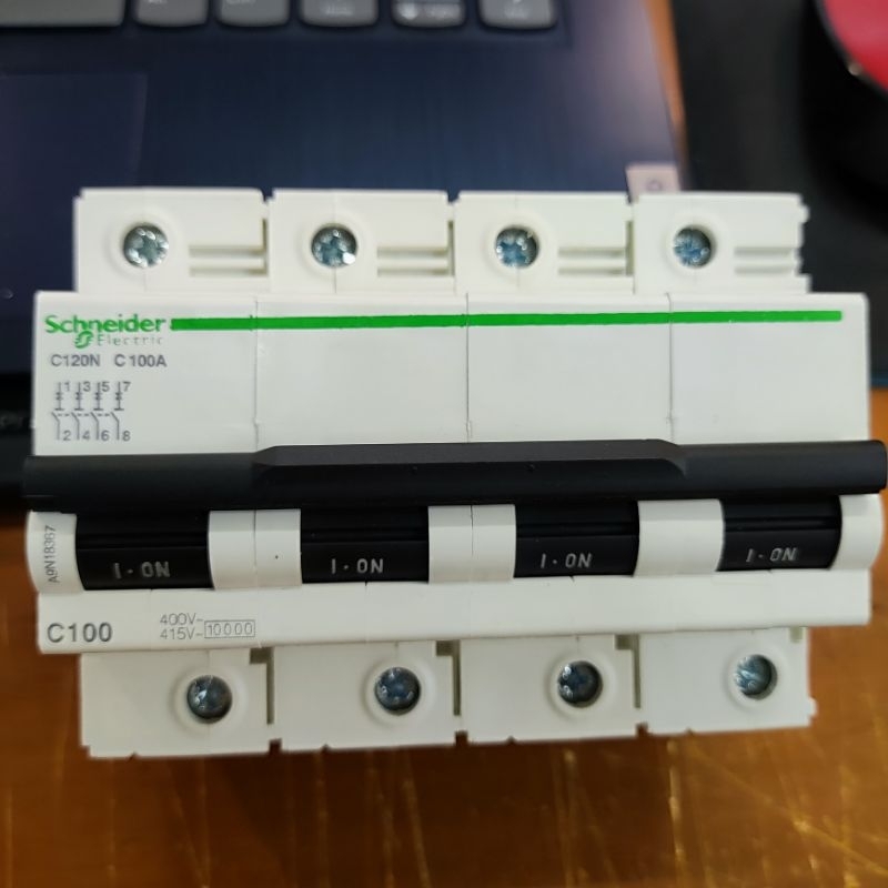 Jual MCB C120N 4P 80A 100A 125A Schneider | Shopee Indonesia