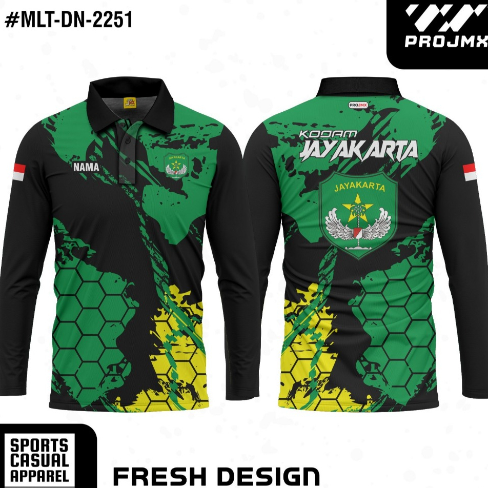 Jual PROJMX - KAOS JERSEY LENGAN PANJANG KODAM JAYAKARTA ( BISA CUSTOM ...