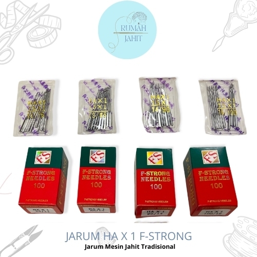 Jual Jarum HA x 1 Jarum Mesin Jahit Tradisional/ Klasik Hitam Butterfly ...