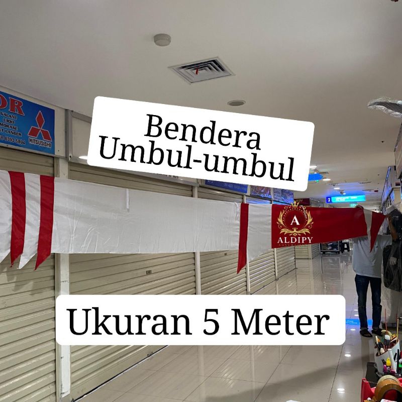 Jual Bendera Umbul Umbul Merah Putih Motif Umpak Umpak Merah Putih ...