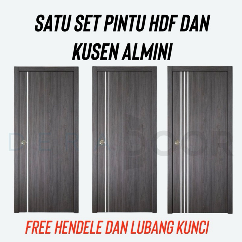 Jual Pintu Minimalis Modern HDF | Pintu Utama | Pintu Kamar | Pintu ...