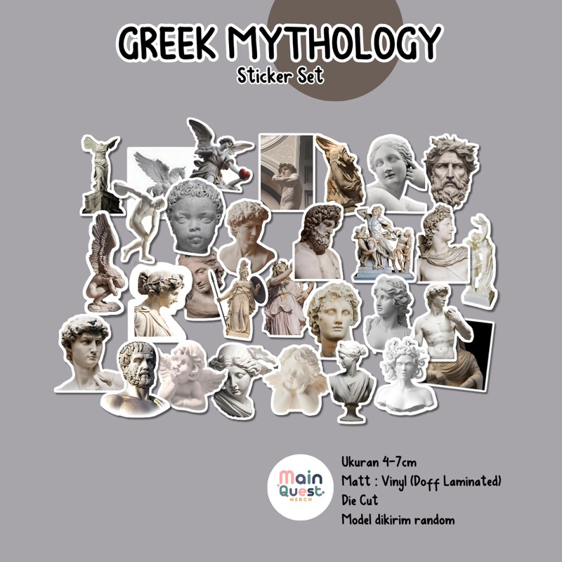 Jual Sticker Greek Mythology | Sticker Mitologi Yunani | Sticker ...