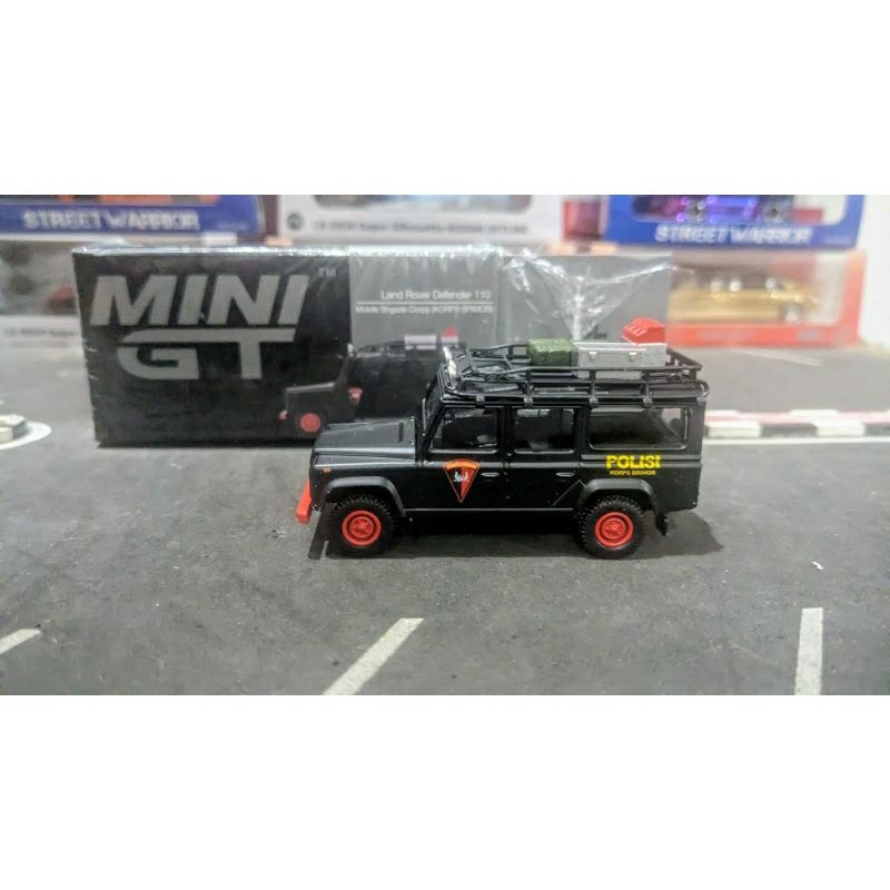 Jual Diecast Mini GT Lamd Rover Defender 110 Mobile Brigade Corps Korps ...