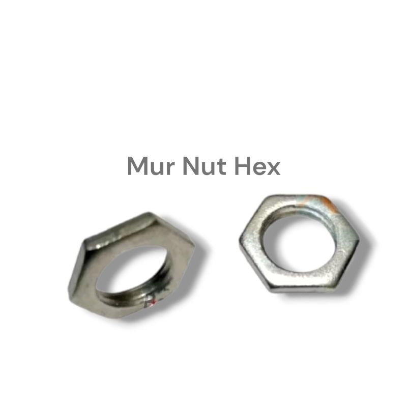 Jual Mur Hex Nut Ring Segi Enam Tipis 2mm (1pcs) | Shopee Indonesia