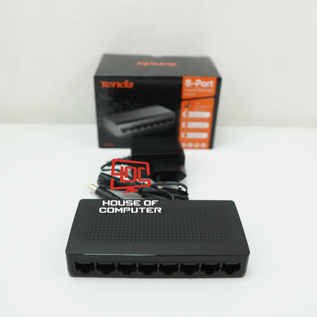 Jual SWITCH HUB TENDA SG108 GIGABIT 8 PORT 10/100/1000MBPS | Shopee ...