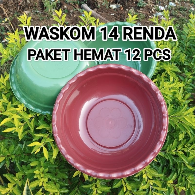 Jual isi 12 pcs waskom 14 renda / baskom ukuran 14 / waskom plastik ... Jual isi 12 pcs waskom 14 renda / baskom ukuran 14 / waskom plastik ...