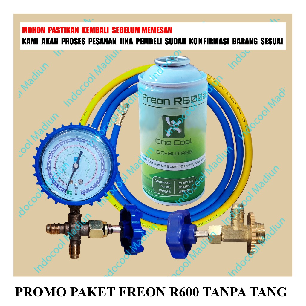 Jual PROMO PAKET FREON / PAKET PENGISIAN FREON / PROMO PAKET FREON R600 ...