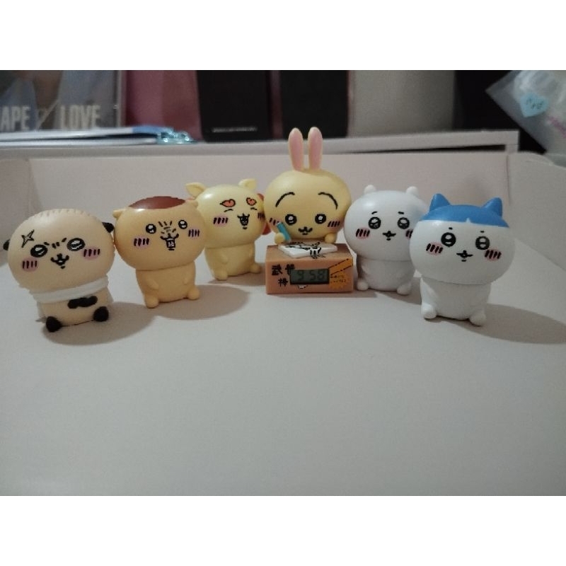 Jual [Take all only] Gacha Chiikawa Usagi watch jam meja & mini ...