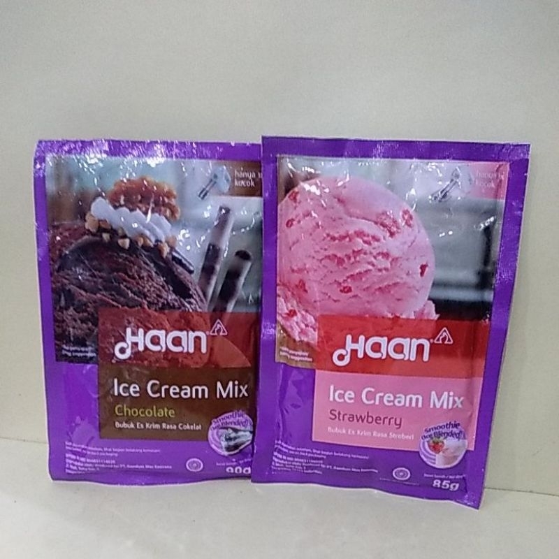 Jual HAAN ICE CREAM MIX / BUBUK ES KRIM | Shopee Indonesia