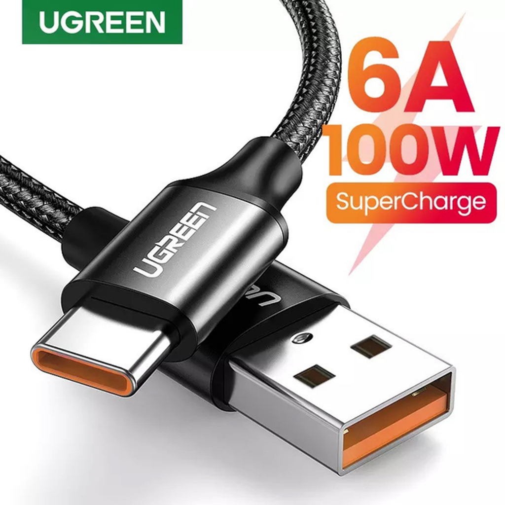 Jual Ugreen Kabel Charger Data 6A Super Charging USB To Type C 2m For ...