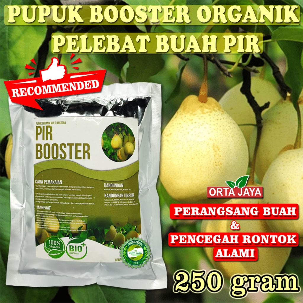 Jual Pupuk Organik Booster Buah Pir Perangsang Pelebat Pir Cepat Berbuah Lebat Besar dan Manis ...