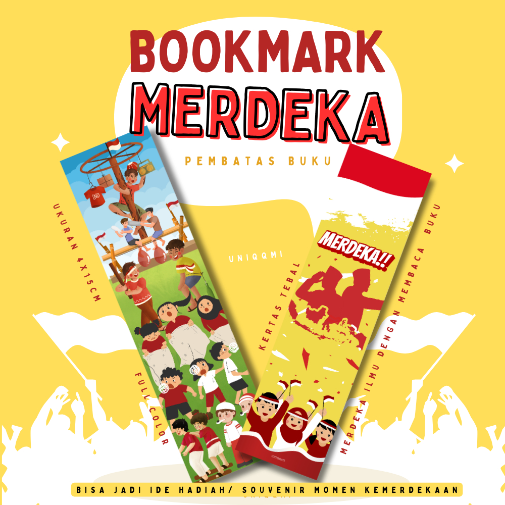 Jual BOOKMARK MERDEKA/ BOOKMARK 17 AGUSTUS/ BOOKMARK KEMERDEKAAN ...