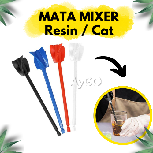 Jual MATA MIXER RESIN MINI / PENGADUK RESIN / PENGADUK CAT | Shopee ...