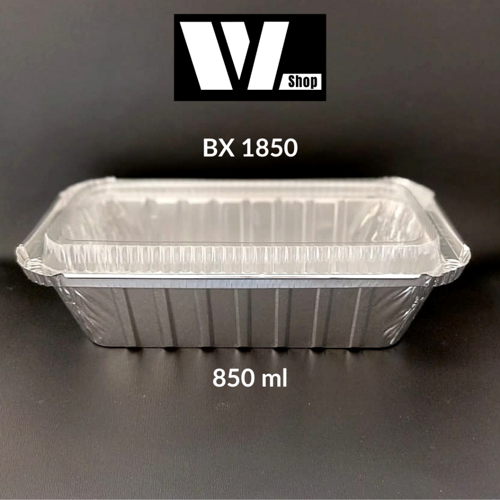 Jual BX-1850 Aluminium Foil Panjang 850ml / BX1850 Alumunium Tray / Alu ...