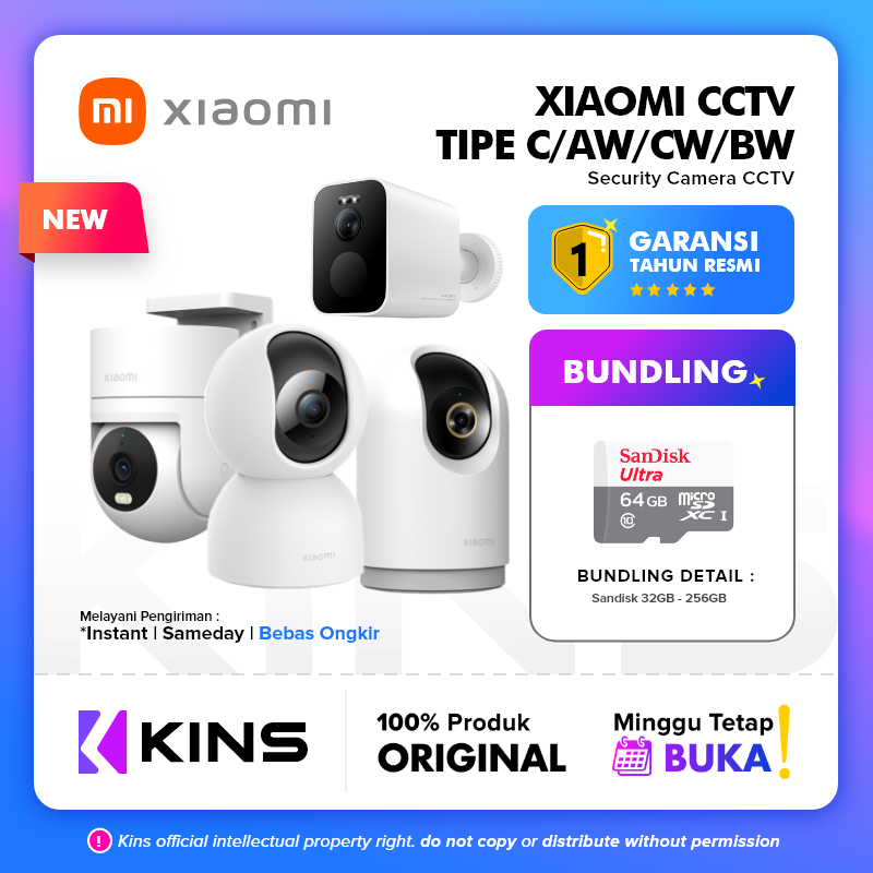 Jual Xiaomi CCTV C200 / C300 / C400 / C500 Pro / AW200 / AW300 /CW300 ...