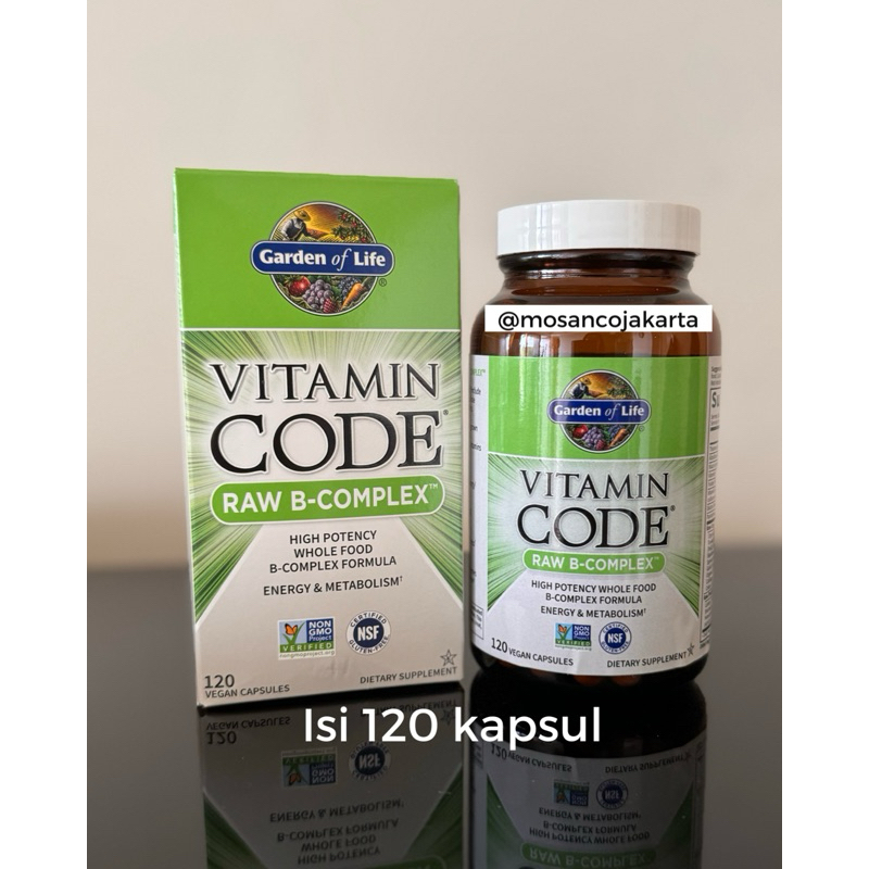 Jual GARDEN OF LIFE B COMPLEX GARDEN OF LIFE VITAMIN CODE RAW B COMPLEX ...