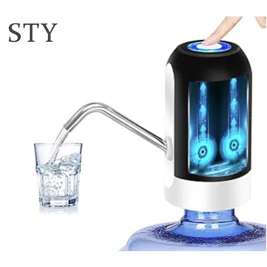 Jual Pompa Air galon elektrik lampu LED Electric pump water dispenser ...