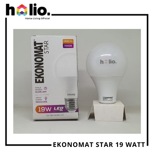 Jual Holio Lampu LED Ekonomat Star 19W 19 Watt Cahaya Putih | Shopee ...