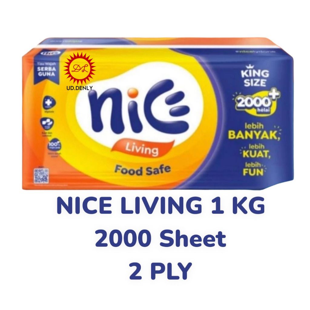 Jual Tisu Nice Living Facial Kiloan 1000Gr / 2000 Lembar | Shopee Indonesia