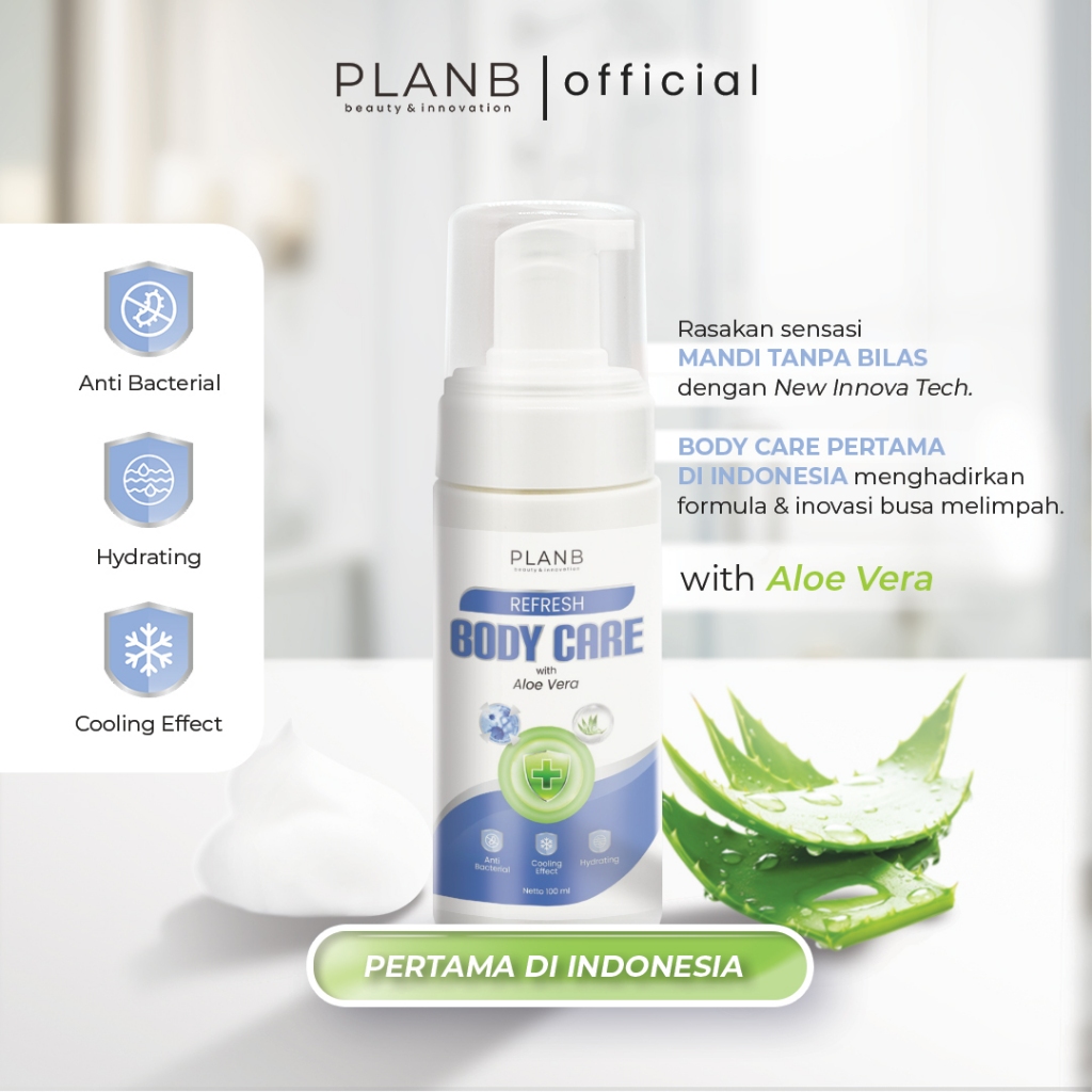Jual PLAN.B - Refresh Body Care Sabun Foam Antibakteri With Aloevera ...