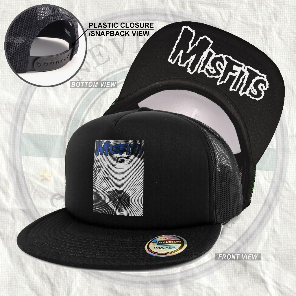Jual CAPSMARKET - MISFITS / SNAPBACK / BAND / METAL PUNK / TOPI JARING ...